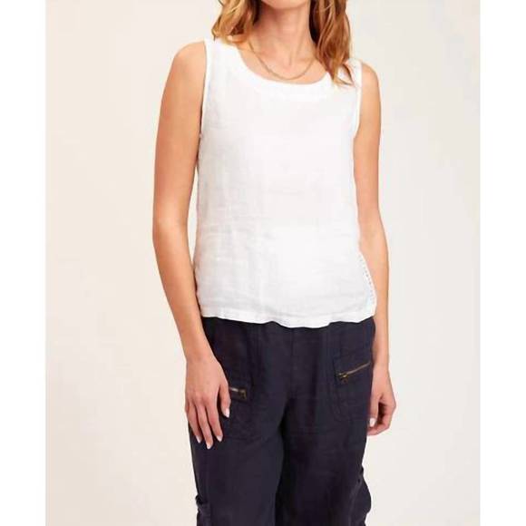 XCVI | Tops | New Xcvi Sasja Tank In White | Poshmark